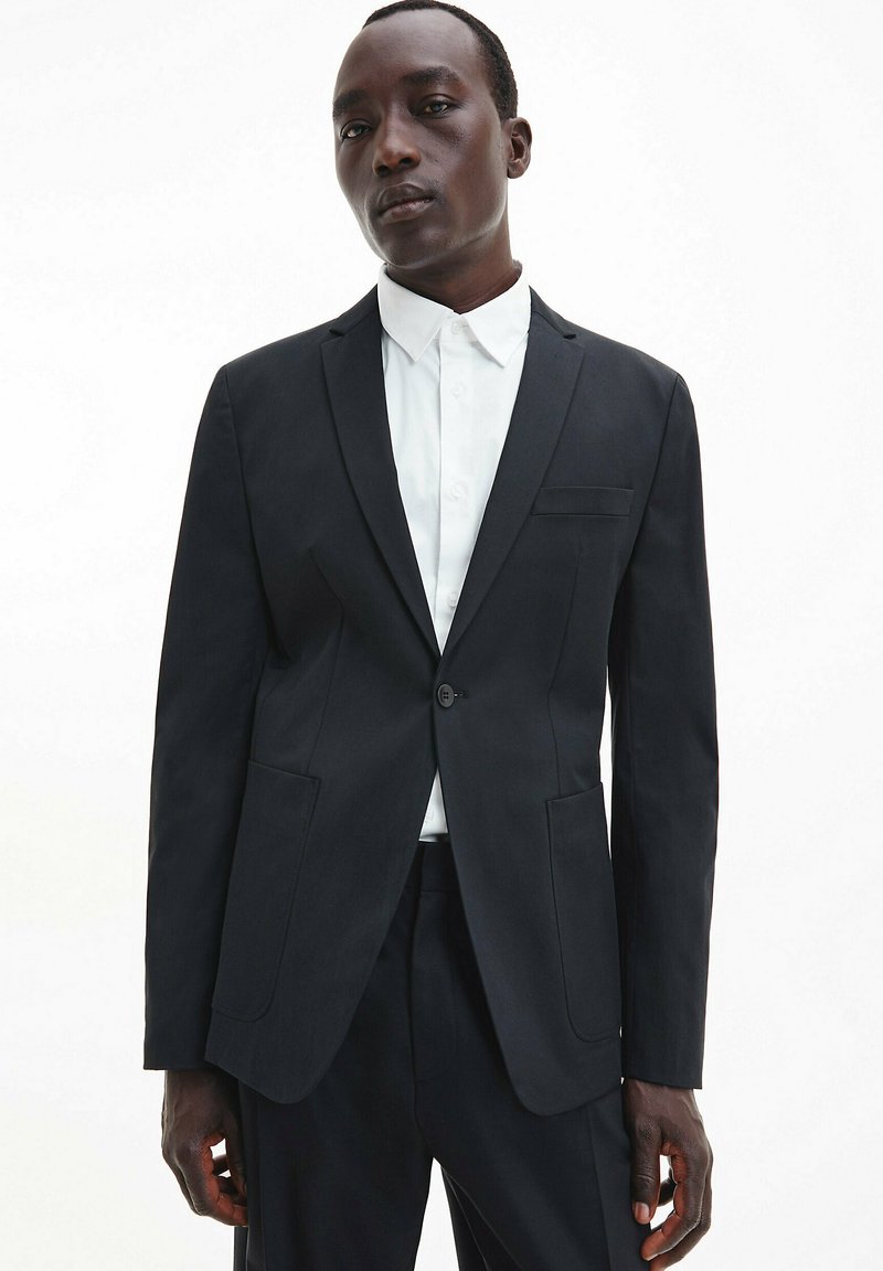 Calvin Klein UNCONSTRUCTED - Blazer jacket - ck black/black - Zalando