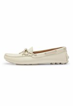 BOSS EVE DRIVER - Moccasins - natural eighteen/white - Zalando.co.uk