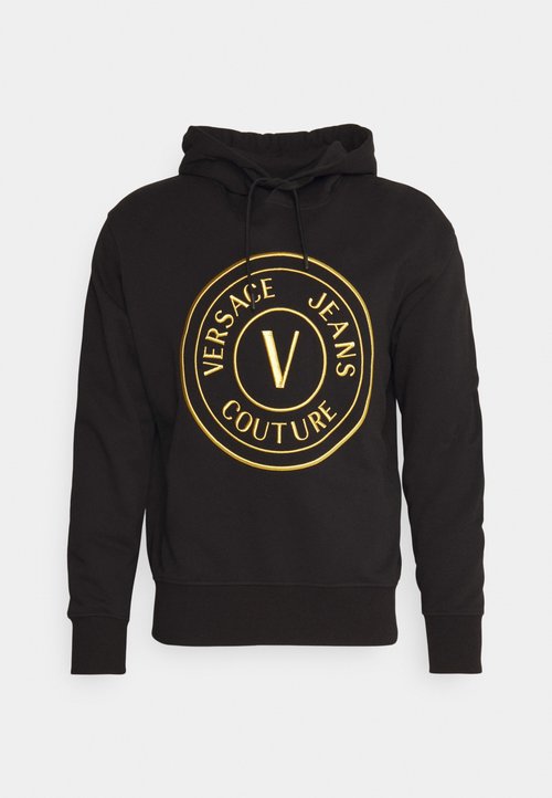 Versace Jeans Couture Vetoketjullinen college - black/gold/musta ...
