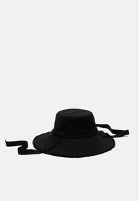 Calvin Klein LOGO STRAP WIDE BRIM HAT - Hoed - black/zwart - Zalando.nl