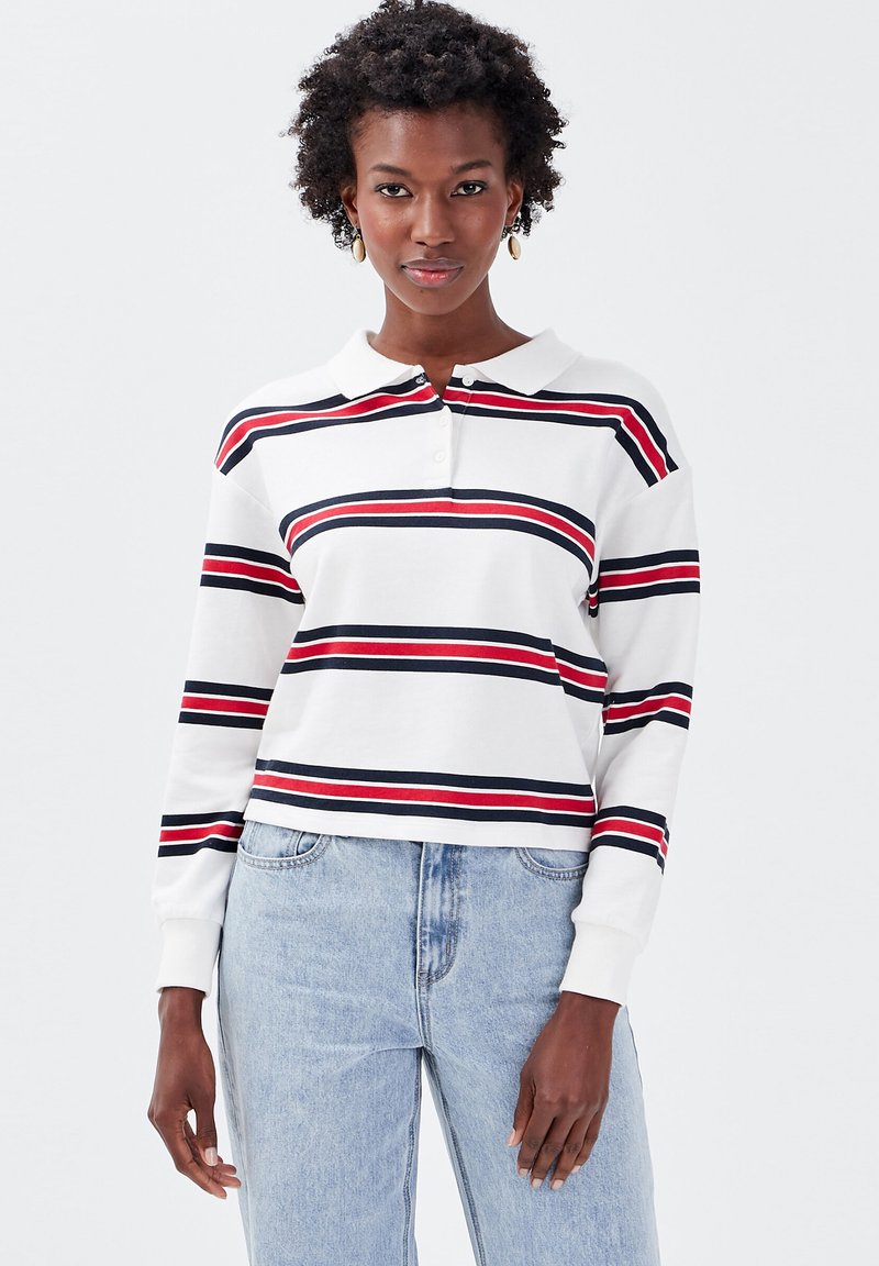 Cache Cache MANCHES LONGUES - Polo - blanc/blanco - Zalando.es