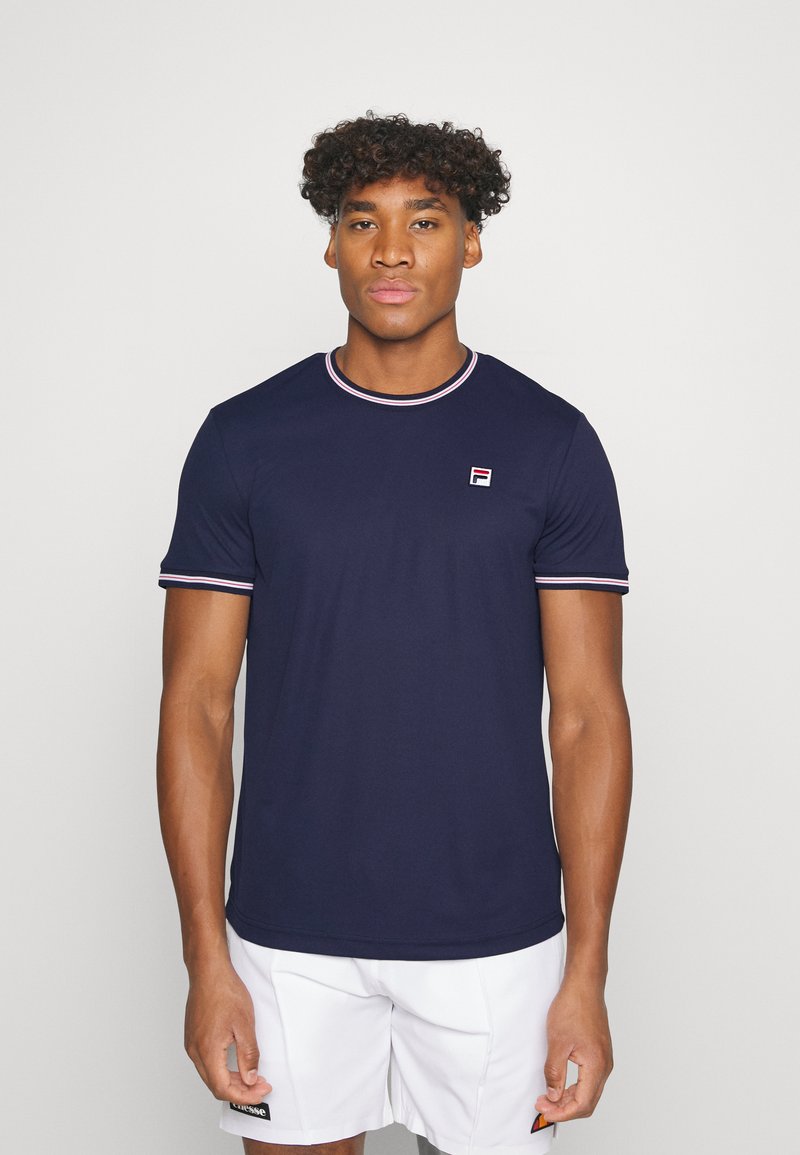 Fila MARLON - Sport T-Shirt - navy/dunkelblau - Zalando.de