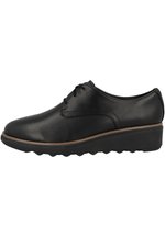 Clarks SHARON RAE - Snøresko - black/sort - Zalando.dk