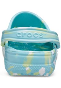 Crocs CLASSIC MARBLED - Muiltjes - pure water multi/lichtblauw ...