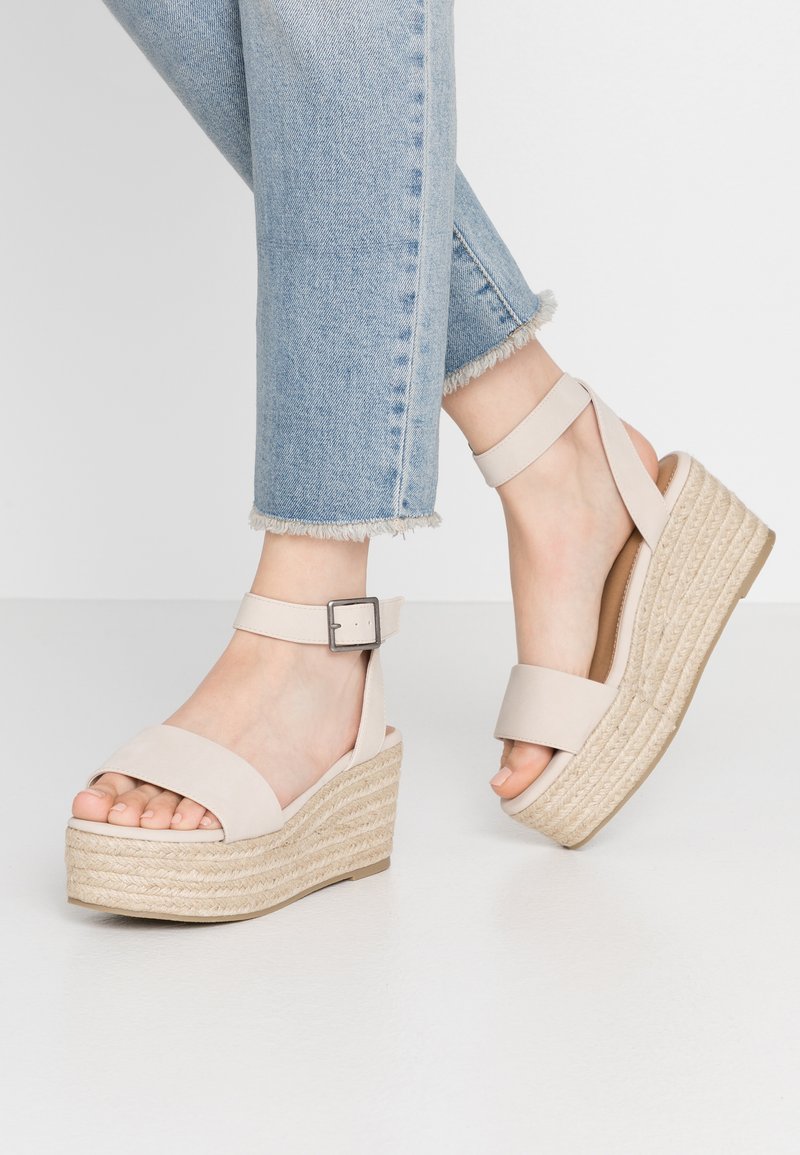 Rubi Shoes by Cotton On CRYSTAL WEDGE - Alpargatas - stone/crema ...