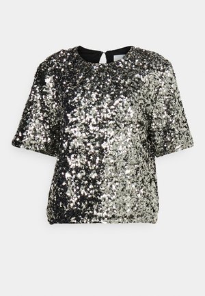 Caroll FRENCH BRAND FASHION ELEGANT MODERN DIAMOND - Blouse - silver ...