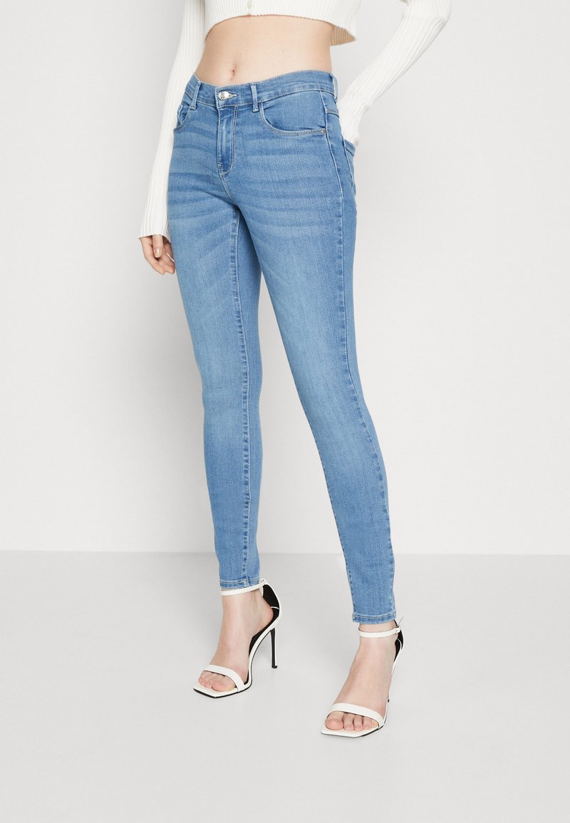 ONLY ONLRAIN LIFE - Jeans Skinny - light blue denim/denim bleu gris ...