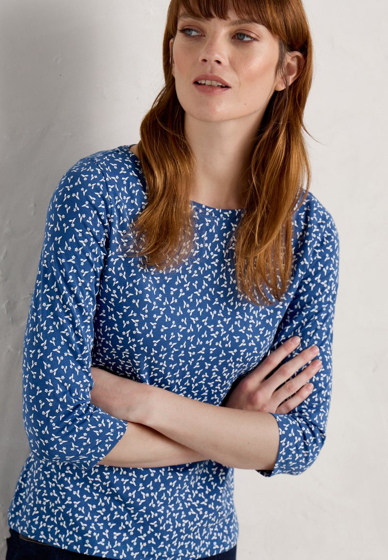 Seasalt Cornwall EASEL THREE QUARTER SLEEVE - Long sleeved top - ditsy ...