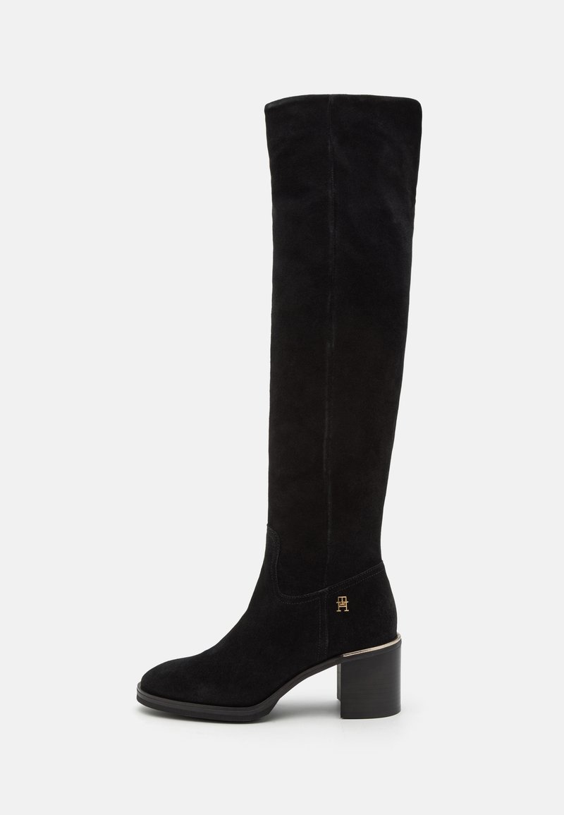 Tommy Hilfiger Botas mosqueteras - black/negro - Zalando.es