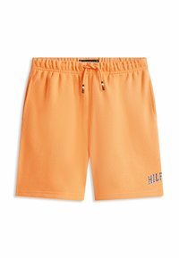 Tommy Hilfiger VARSITY WIDE - Tracksuit bottoms - faded sun kiss/orange ...