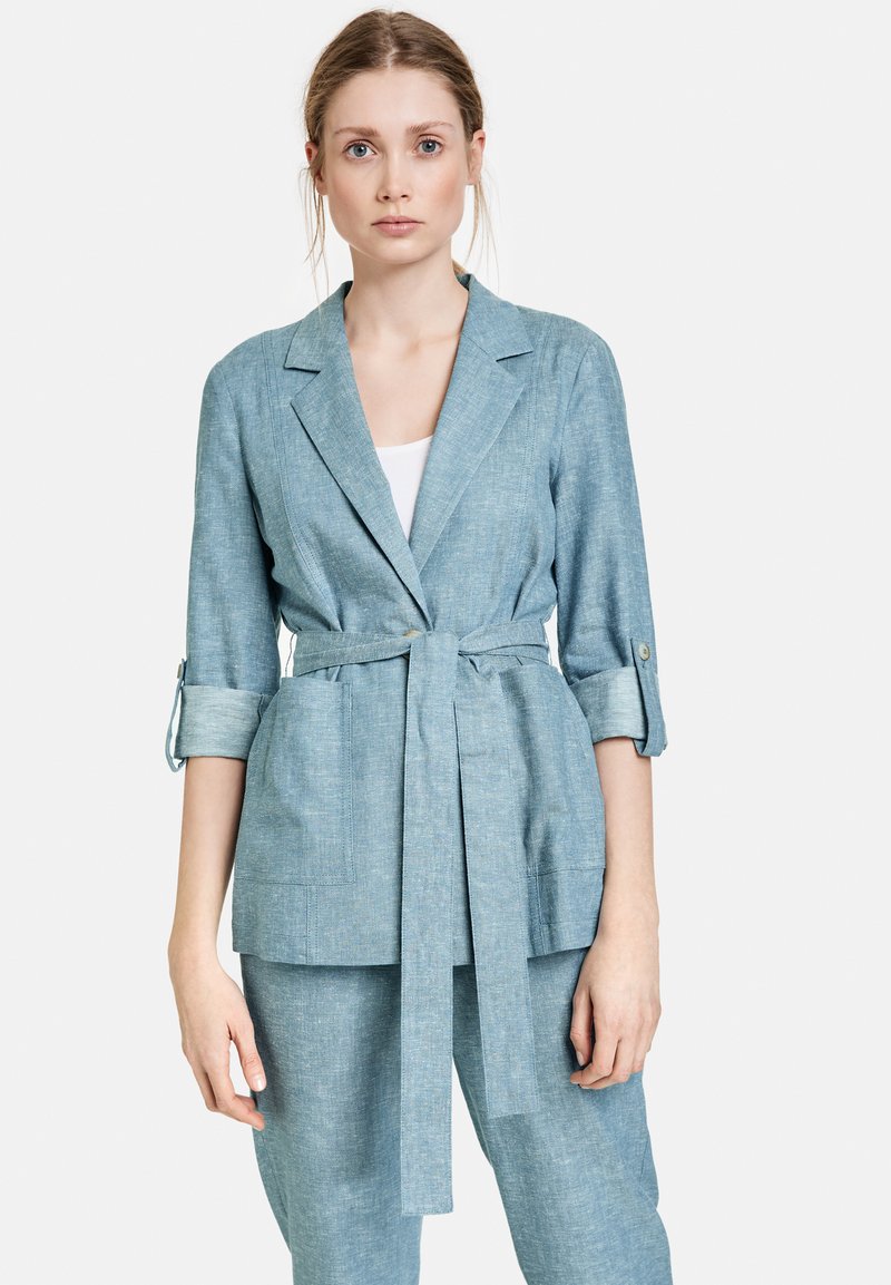 Taifun 3/4 ARM - Blazer - light blue denim/blauw - Zalando.be