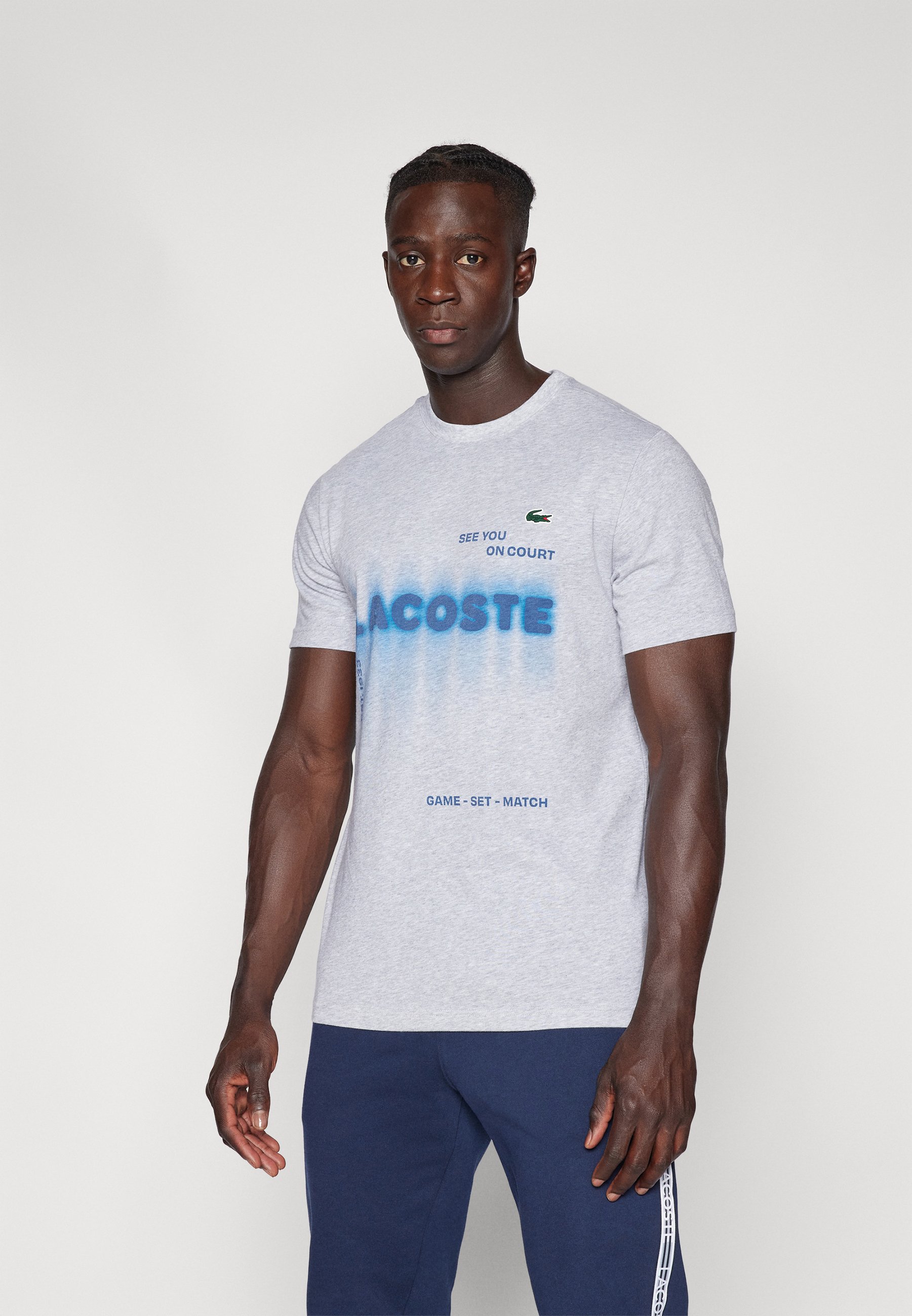 T shirts Polos homme Lacoste gris Taille 3XL ZALANDO