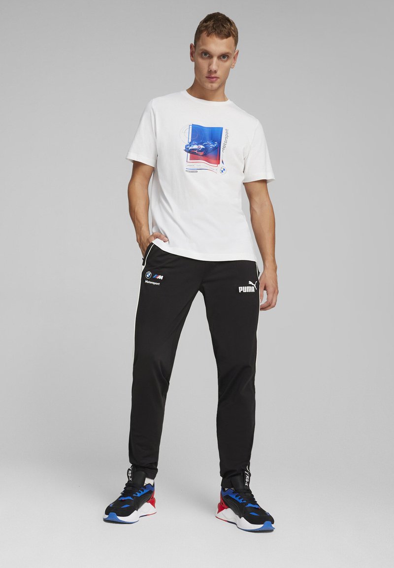 Puma BMW CAR GRAPHIC - T-shirts print - white/hvid - Zalando.dk