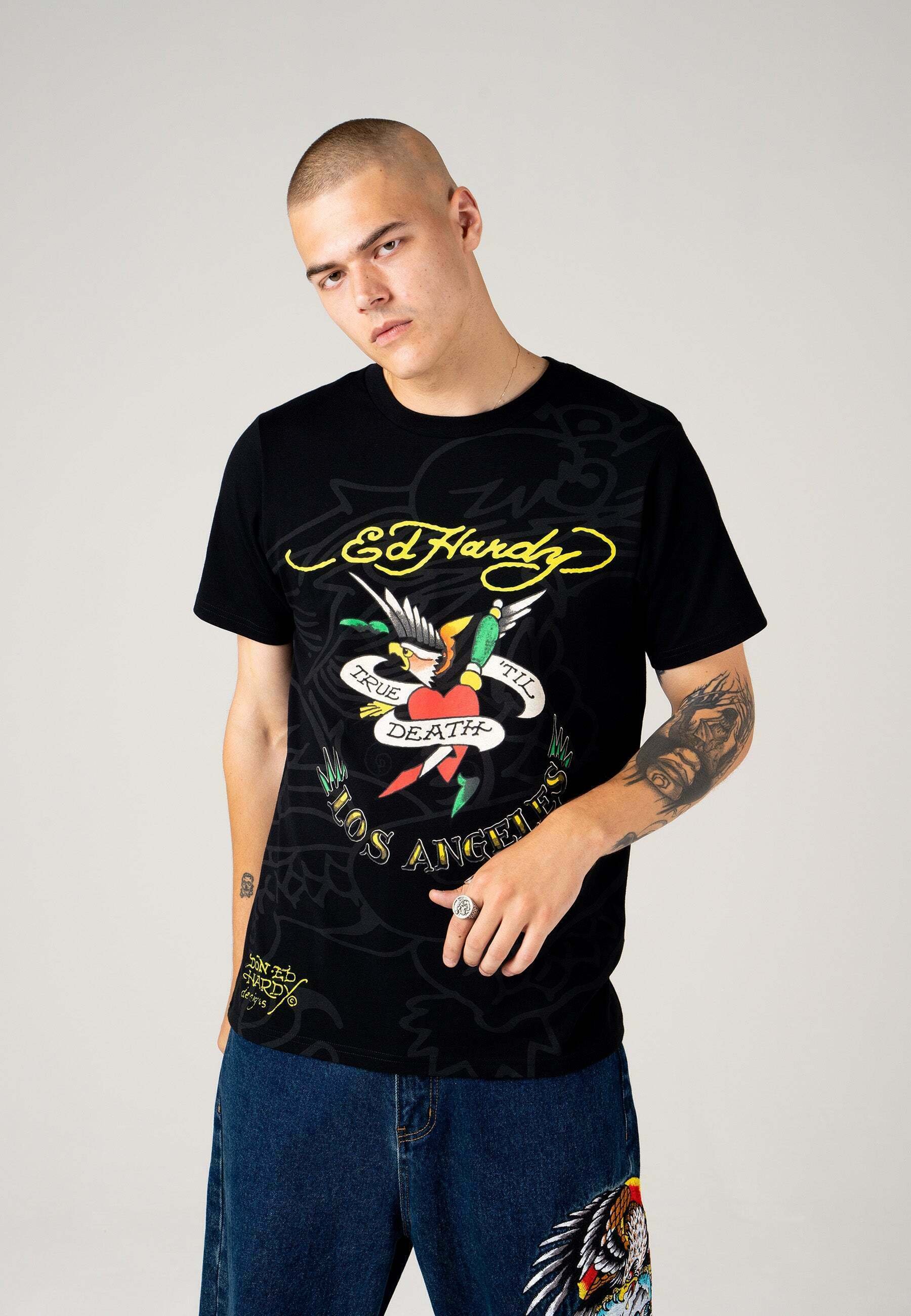 Fett Zaun Mensch ed hardy t shirt männer Notizbuch National Zeitplan