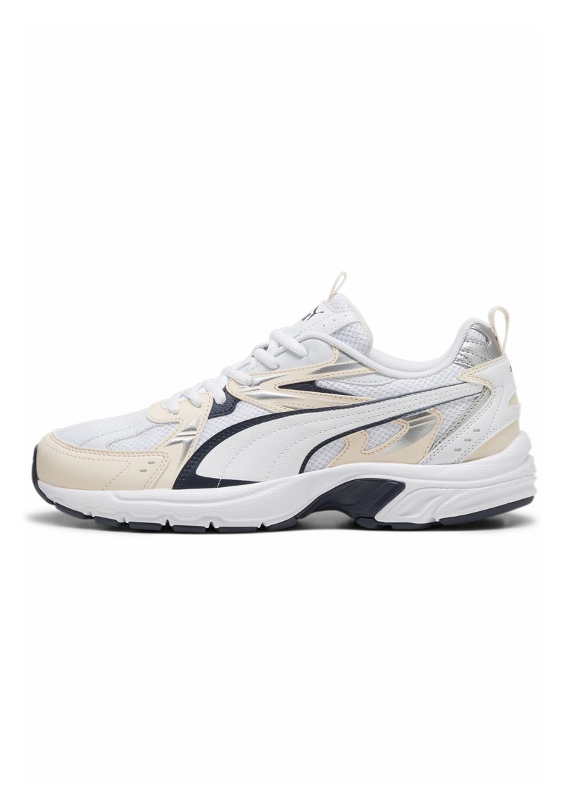 Puma MILENIO TECH - Zapatillas - white rosebay silver club navy/blanco ...