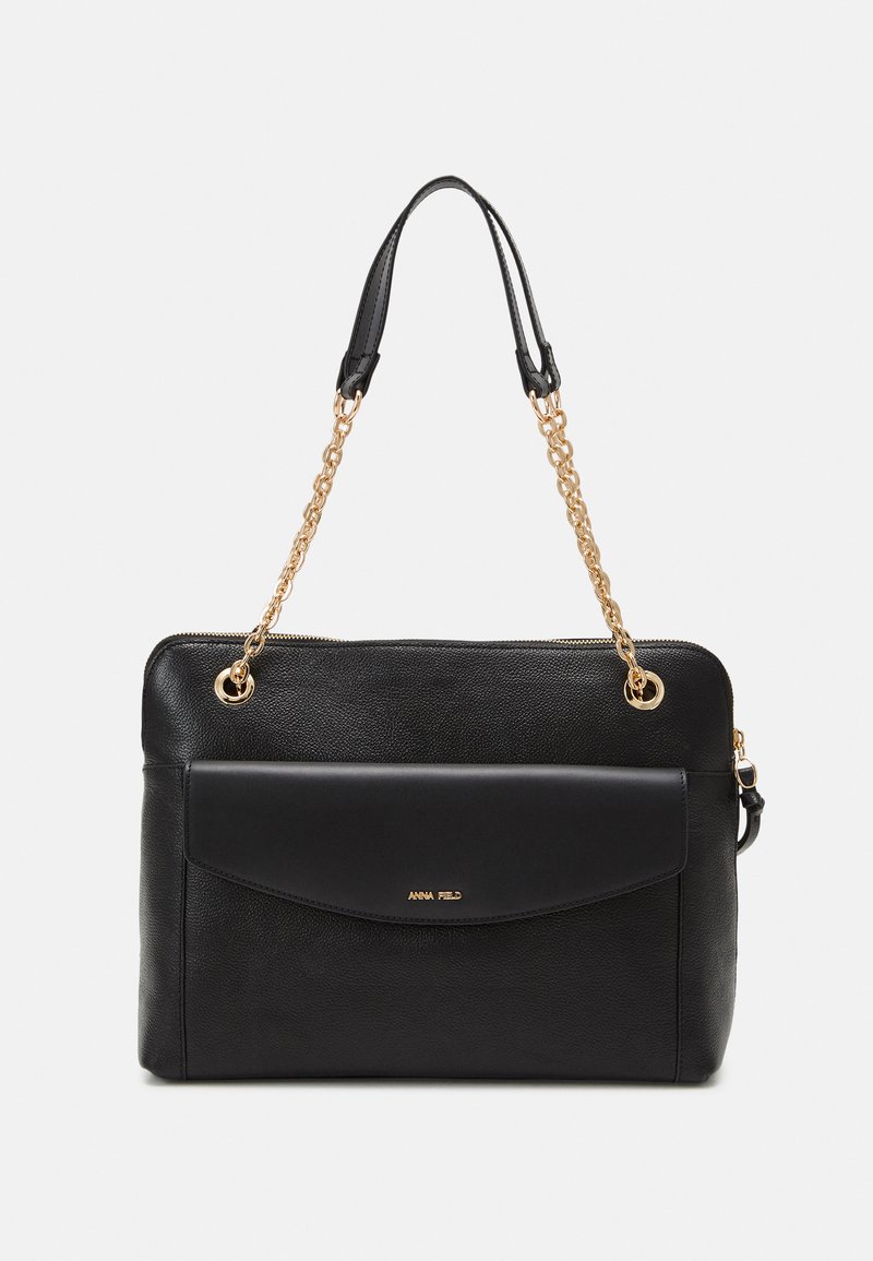 Anna Field LEATHER - Notebooktasche - black/schwarz - Zalando.ch