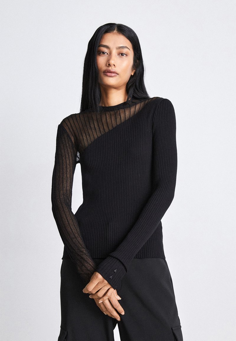 Patrizia Pepe Strickpullover - nero/schwarz - Zalando.ch