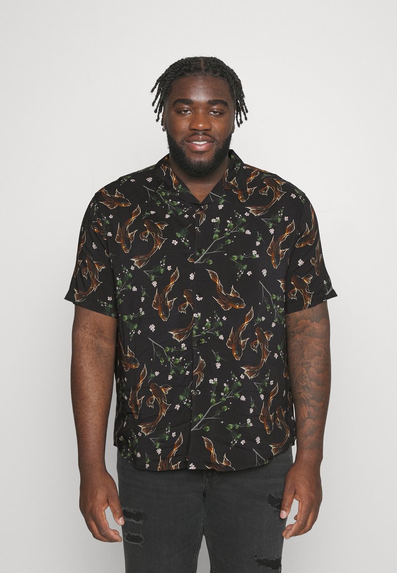 Pier One ASIAN PRINT RESORT - Shirt - black/black - Zalando.de