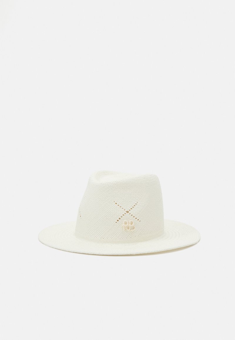 RUSLAN BAGINSKIY CUT OUT DETAIL FEDORA HAT - Hut - light beige/beige ...