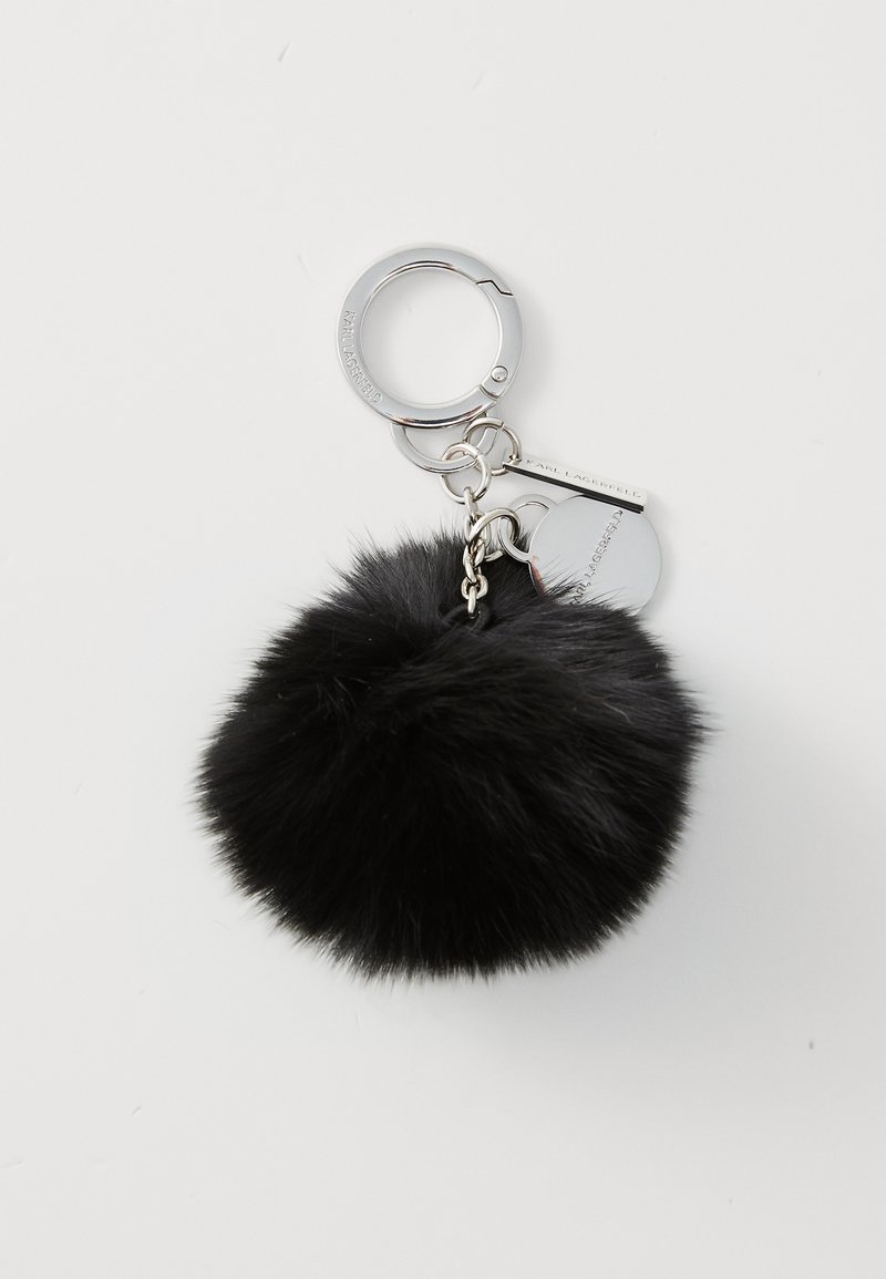 KARL LAGERFELD CIRCLE KEYCHAIN - Schlüsselanhänger - black/schwarz ...
