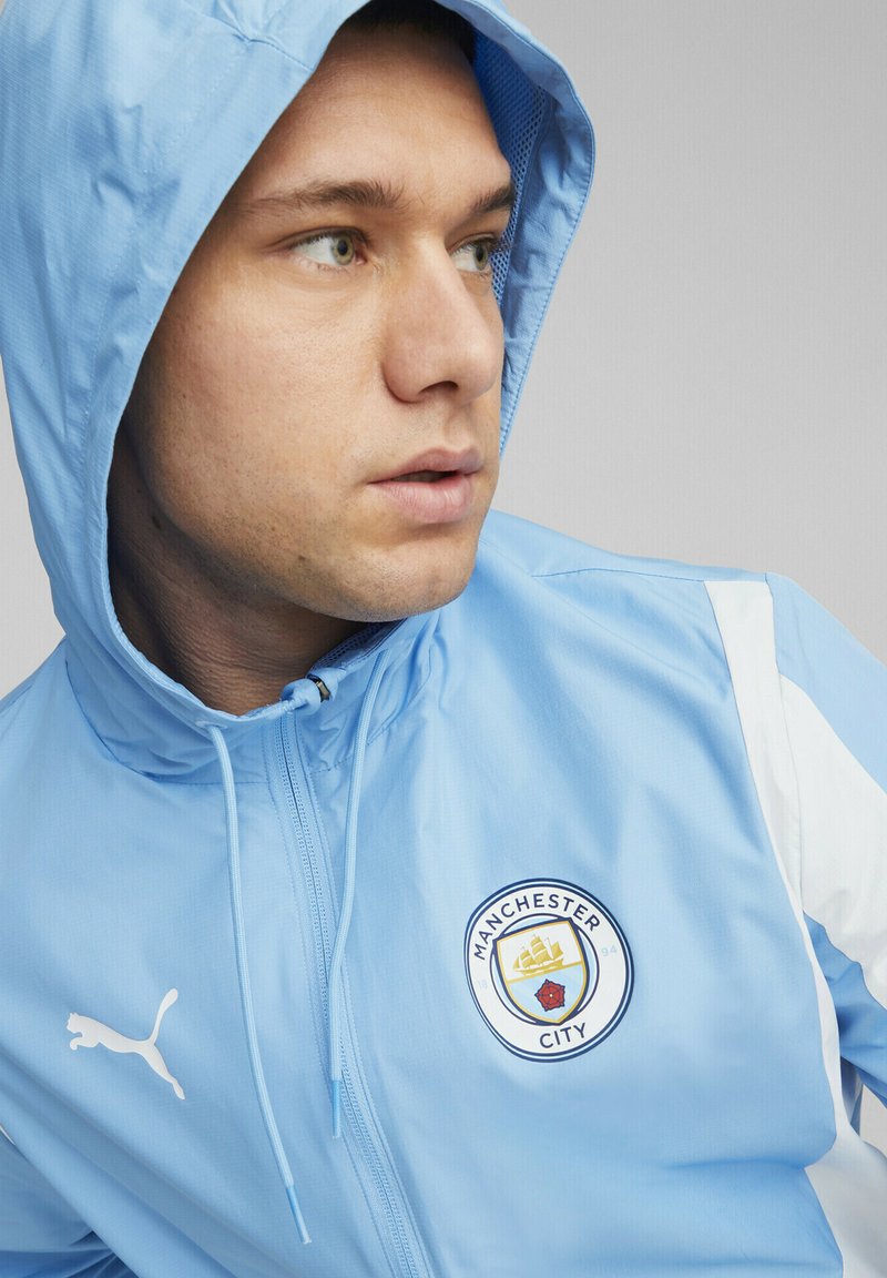 Puma MANCHESTER CITY PREMATCH ANTHEM JACKET - Jachetă de vânt - team ...