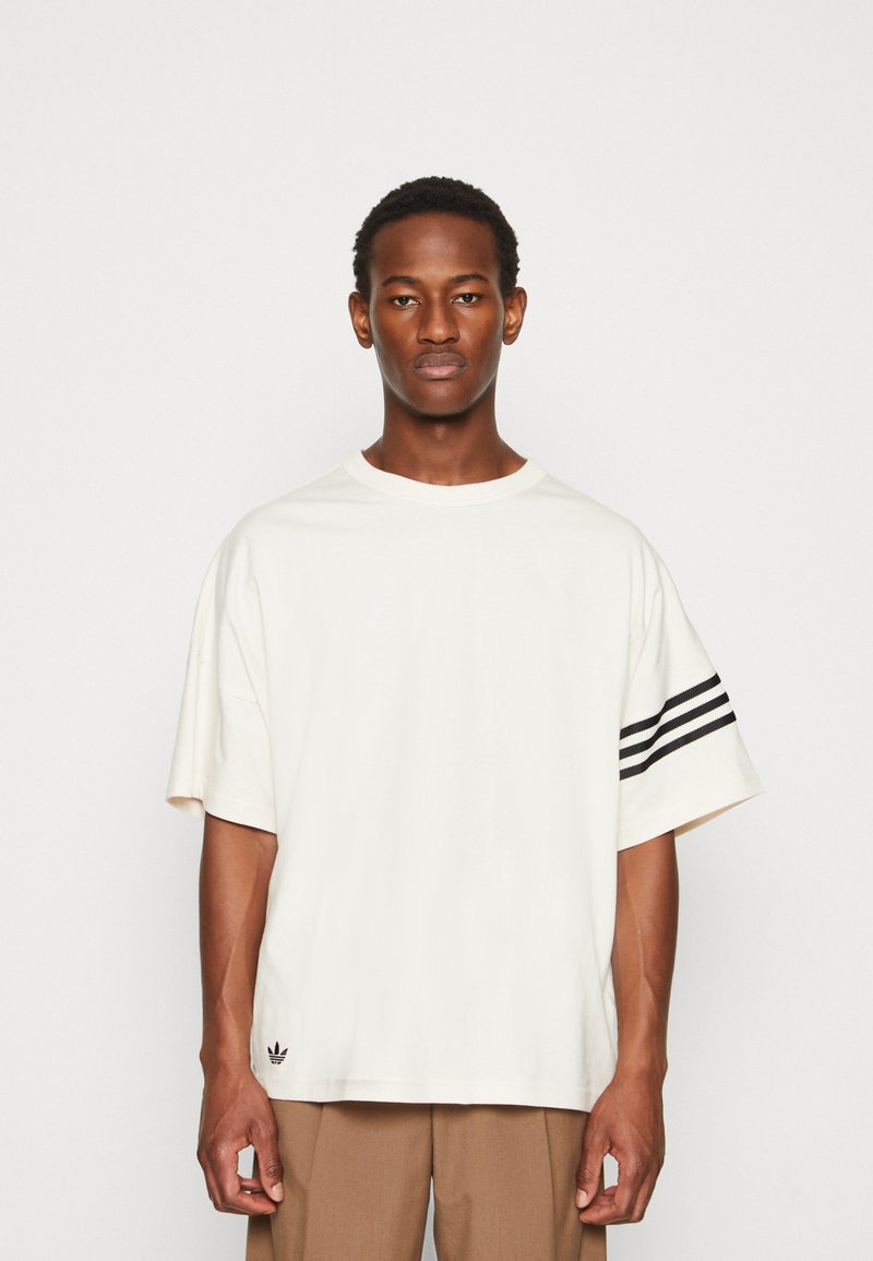 adidas Originals NEW TEE - T-Shirt print - white/offwhite - Zalando.ch