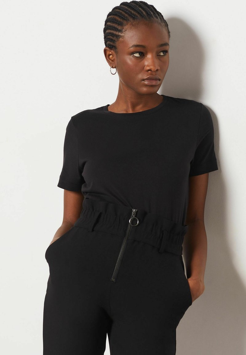 Etam PALMAS - Basic T-shirt - Black/black - Zalando