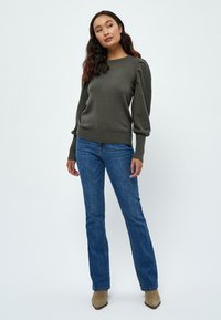 PEPPERCORN Trui - beluga green/donkergroen - Zalando.nl