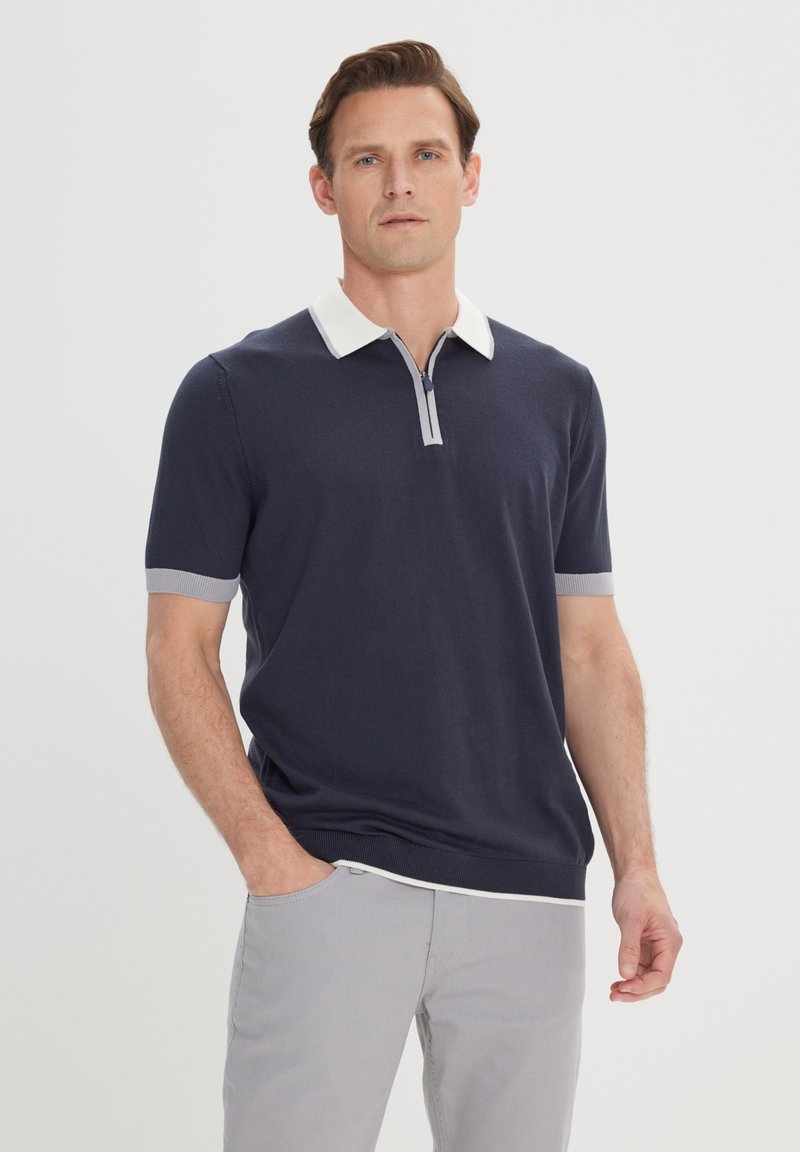 AC&CO / ALTINYILDIZ CLASSICS STANDARD FIT - Polo - navy blue/bleu marine - ZALANDO.FR