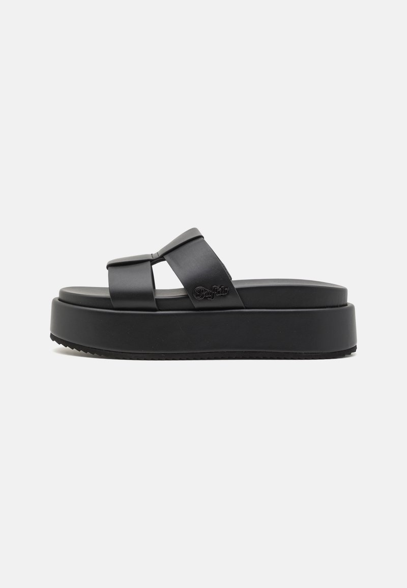 Buffalo NOA MULE - Pantolette hoch - black/schwarz - Zalando