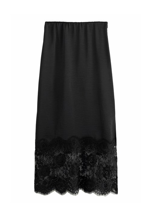 Selected Femme SLFLENA - A-linjainen hame - black/musta - Zalando.fi