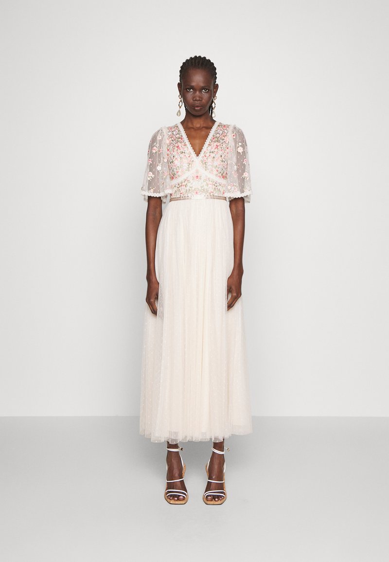 Needle & Thread RIBBON BOUQUET BODICE ANKLE GOWN - Iltapuku - champagne ...