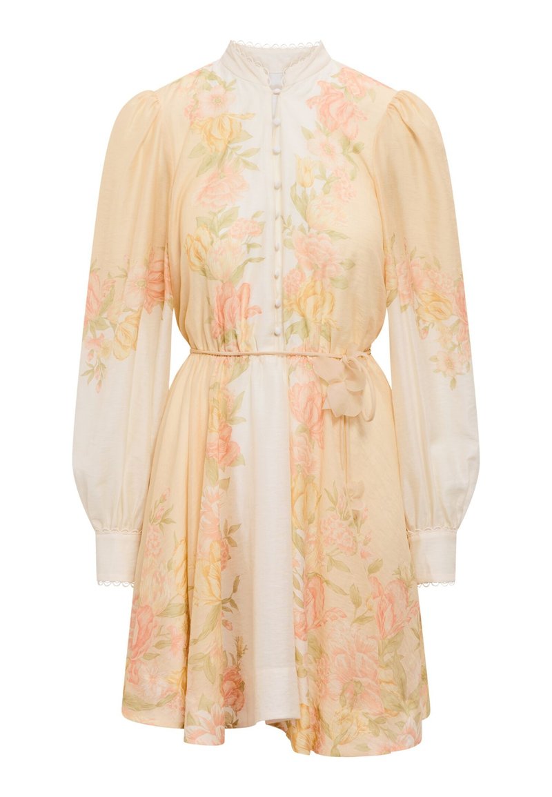Forever New SHANNAH - Day dress - peach mercia floral/yellow - Zalando