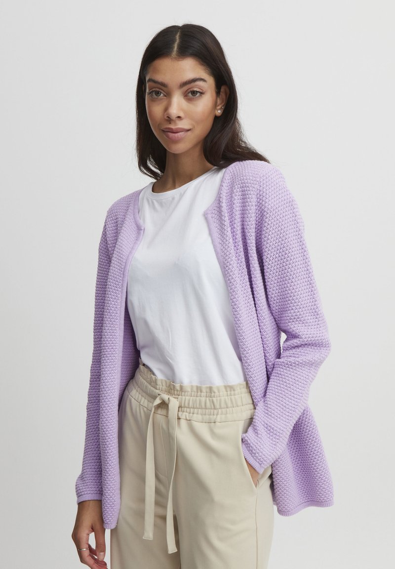 b.young MIKALA - Strickjacke - purple rose/lila - Zalando.ch