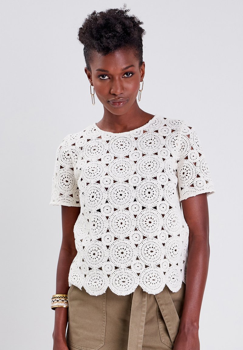 Cache Cache MIT KURZEN ÄRMELN - Camiseta estampada - ecru/crema ...