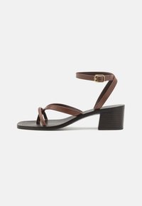 Loeffler Randall ELOISE STRAPPY MIDHEEL - Zehentrenner - espresso ...