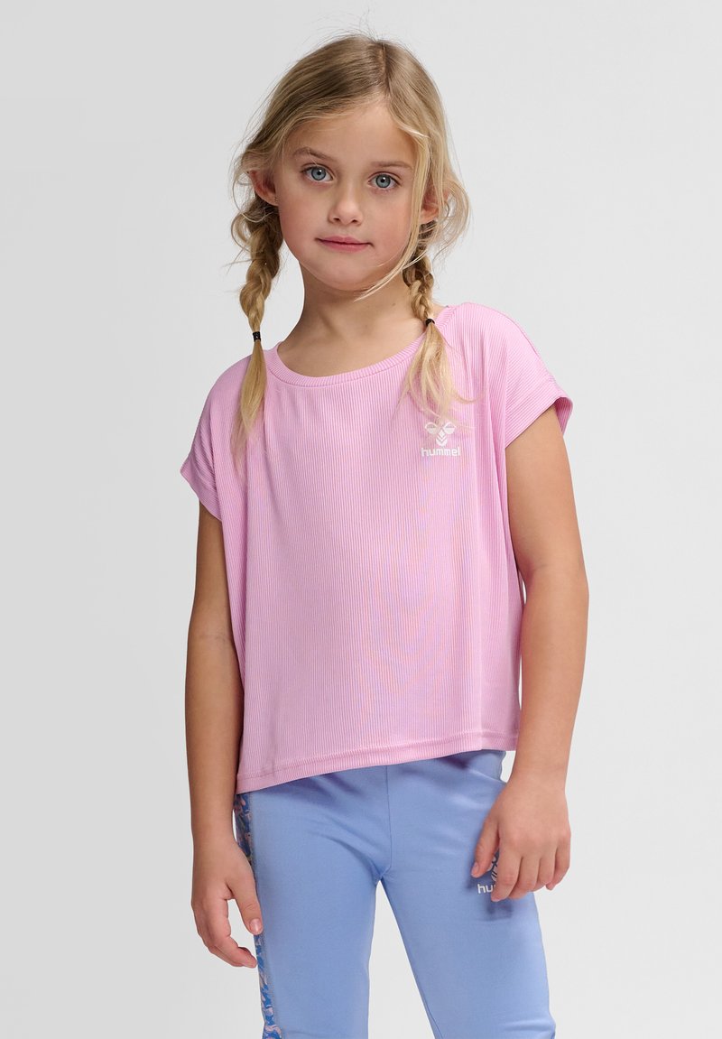 Hummel RILLO - Sport T-Shirt - pastel lavender/pink - Zalando