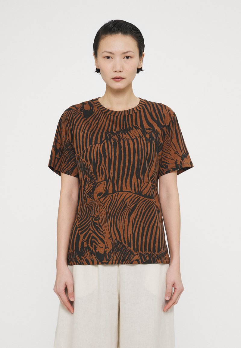 WEEKEND MaxMara ELOISA - T-Shirt print - marrone/braun - Zalando.ch