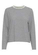 ICHI MIRA - Long sleeved top - total eclipse/blue - Zalando.de
