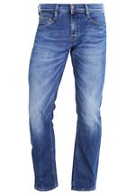 Mustang OREGON - Jean droit - light scratched used/denim bleu gris ...