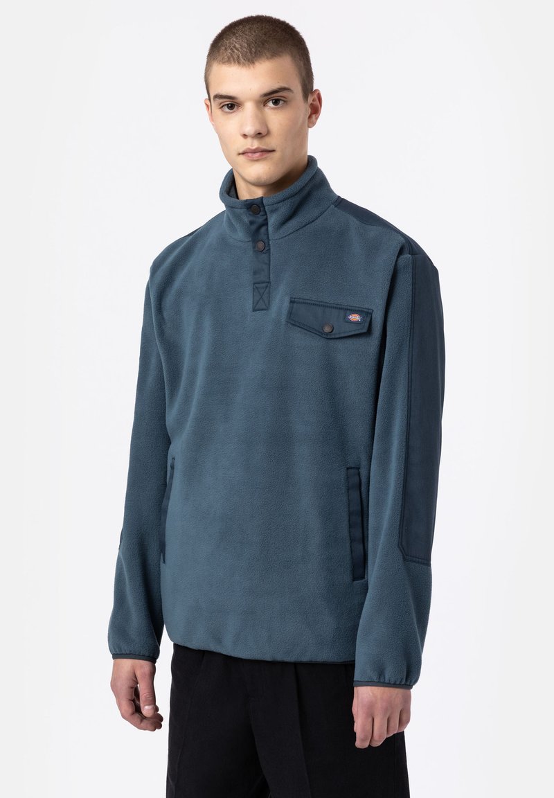 Dickies Port Allen Fleece Jumper Air Force Bluelight Blue Zalando