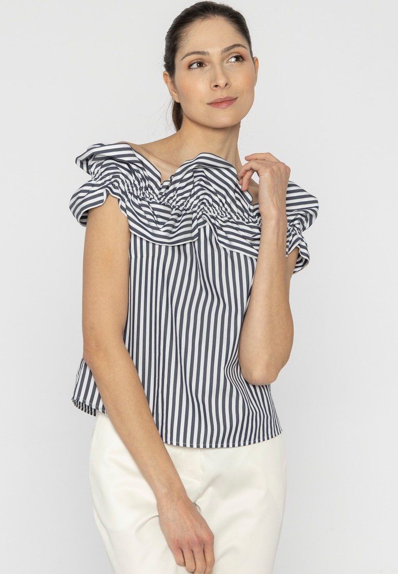 Deni Cler Milano Bluzka/granatowy - Zalando.pl