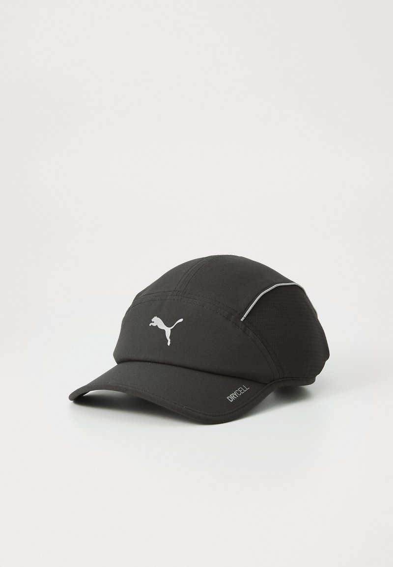 Puma RUNNER SHORT VISOR 5 PANEL UNISEX - Cap - black - Zalando.co.uk