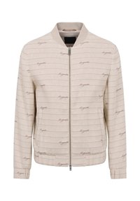 bugatti MIT COLLAGEKRAGEN - Bomber Jacket - beige - Zalando