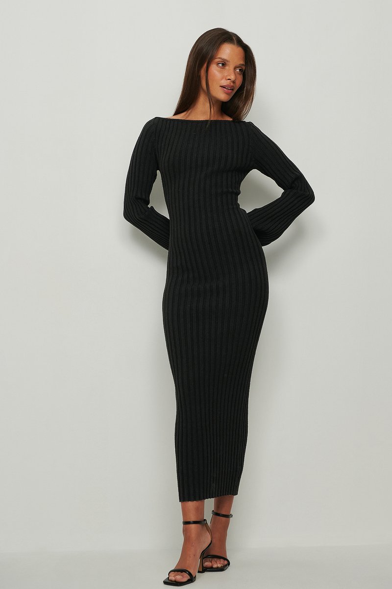 NA-KD Maxi dress - black - Zalando.ie