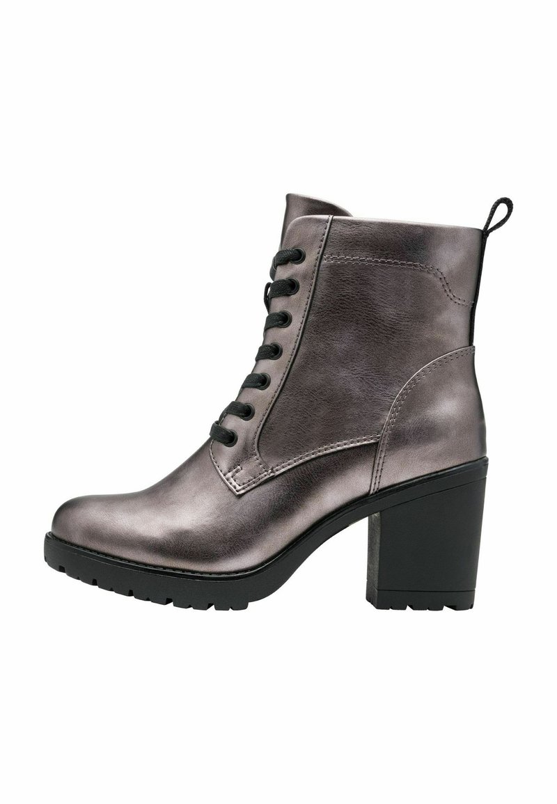 Marco Tozzi Veterboots - pewter/grijs - Zalando.be