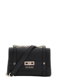 Guess EMILEE LUXURY SATCHE - Skuldertasker - noir/sort - Zalando.dk