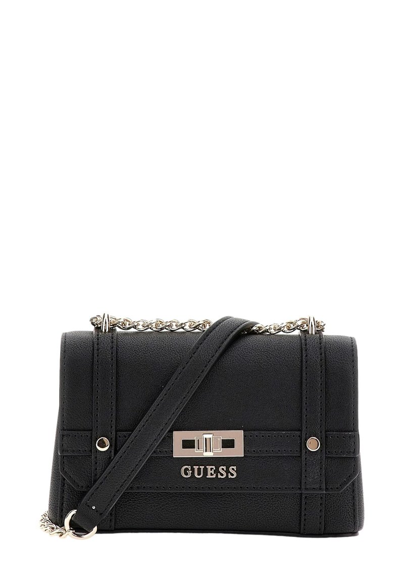 Guess EMILEE LUXURY SATCHE - Schoudertas - noir/zwart - Zalando.nl