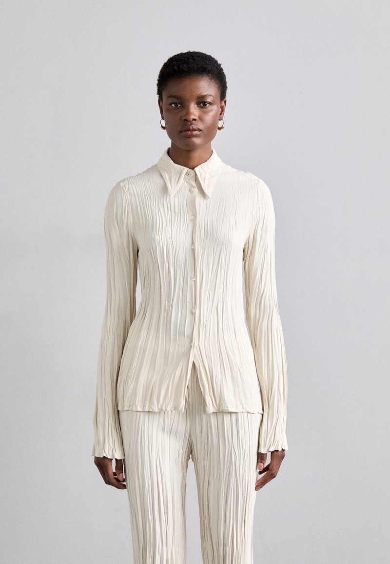 BITE Studios MAISIE PLISSE - Camicia - cream/avorio - Zalando.it