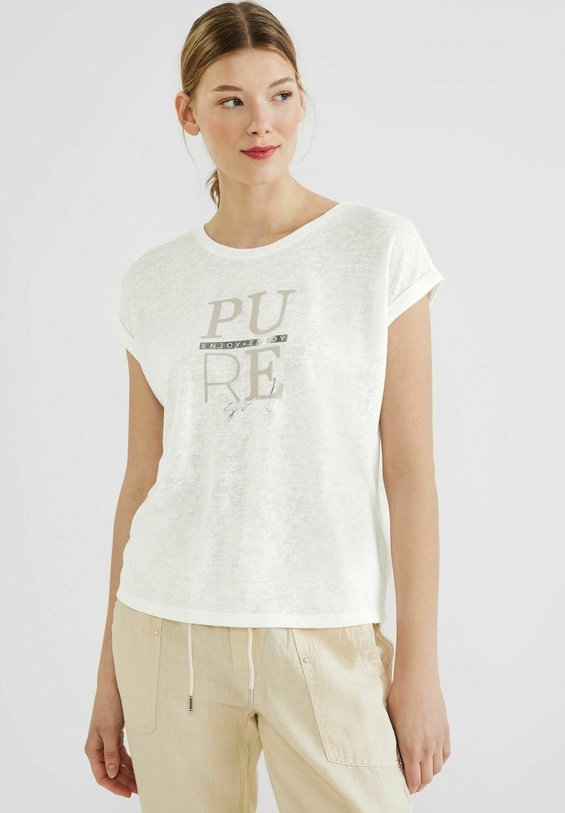Street One MIT PART - T-Shirt print - weiß/offwhite - Zalando.at
